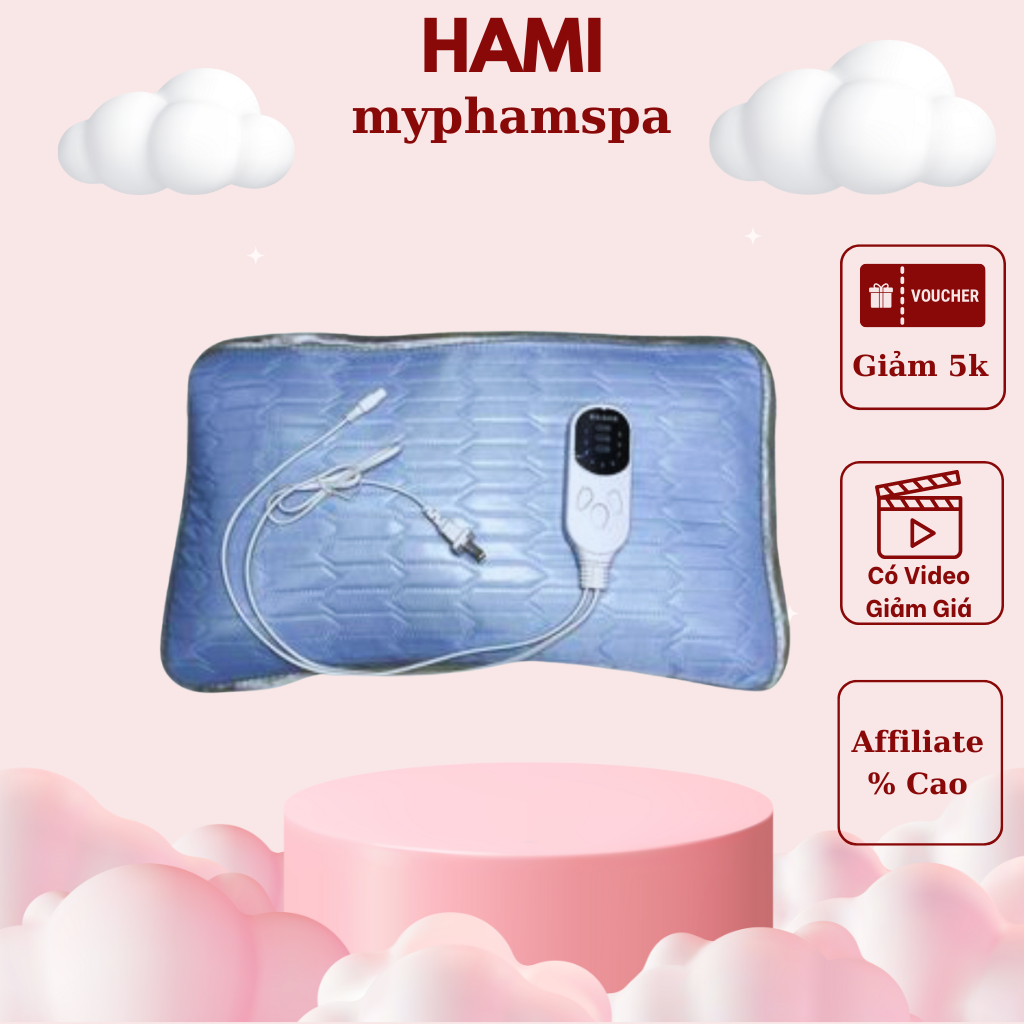 หมอนโกฐจุฬาลัมพา || หมอนไฟฟ้ารองผ่อนคลาย|| บรรเทาอาการปวดหัว||เสียชีวิต หลับดี HAMI ATHENTIC ...