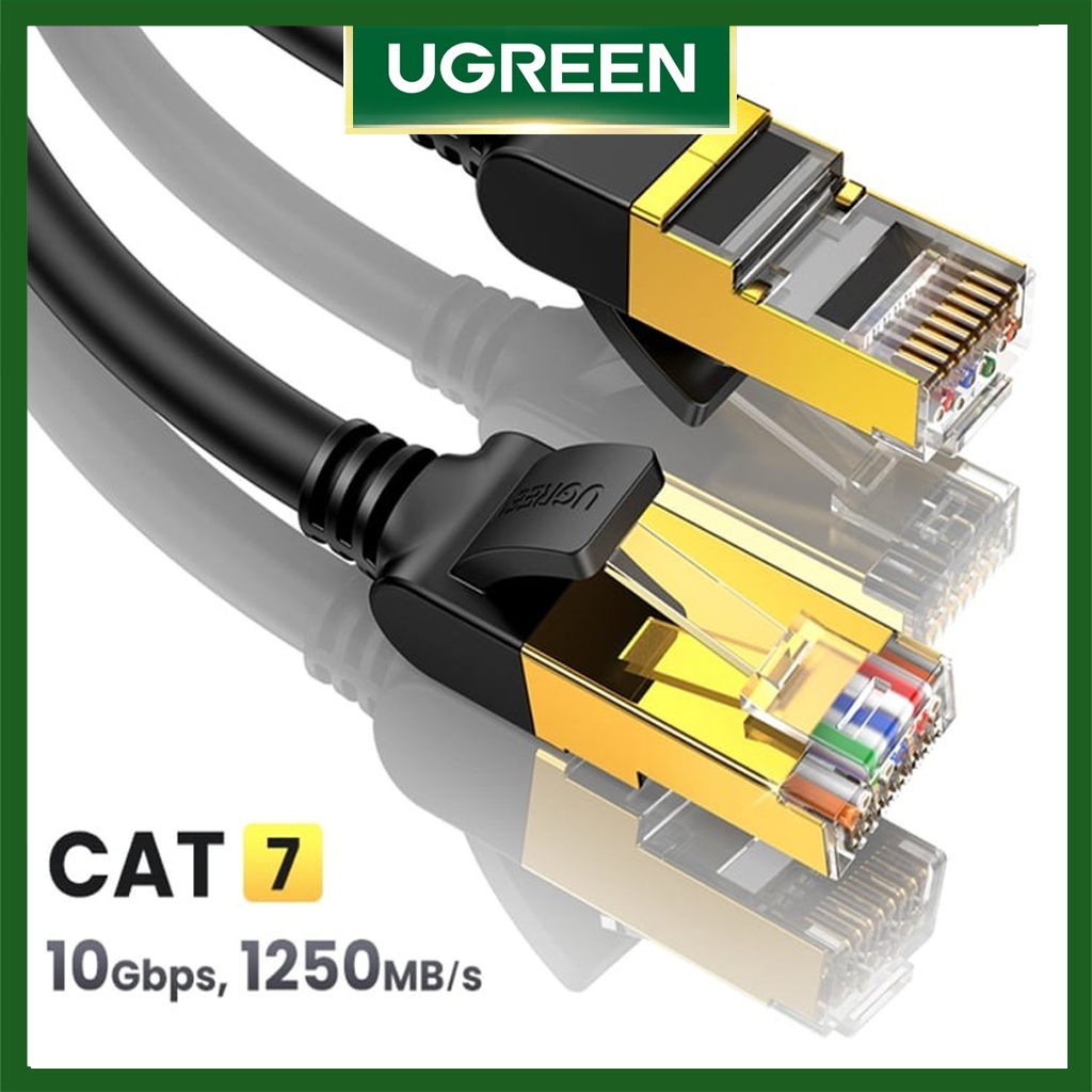 Ugreen NW106 Premium Round and Flat Cat7 10Gbps Pre-press Network Cable ...