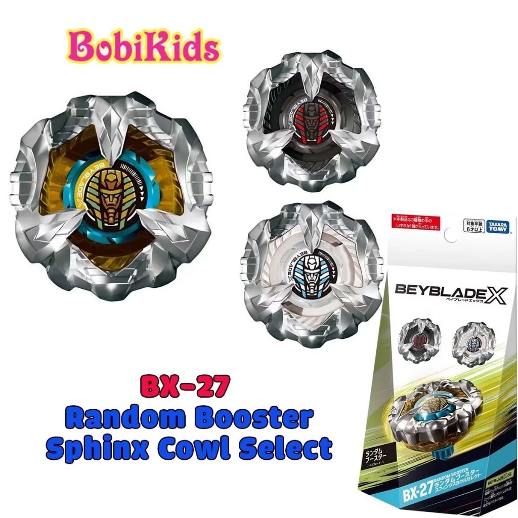 Beybladex - BX27 Spinner: Random Booster Sphix Cowl Select | Beyblade X ...