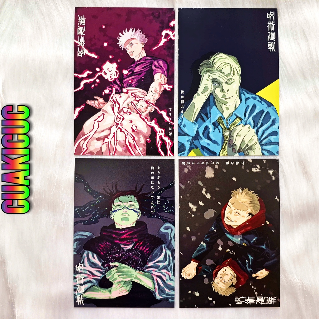 [GENUINE] โปสการ์ด Limited Gojo/Yuji/Sukuna/Choco/Nanami - รายการแสดงผล ...