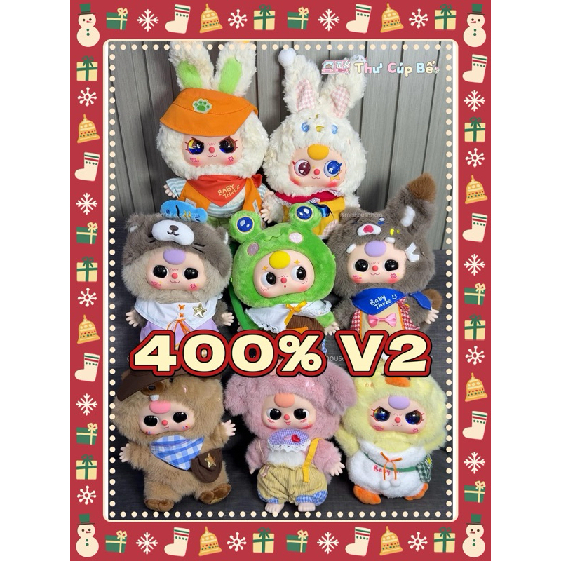 [GENUINE] Baby Three 400% V2 เวอร์ชั่นใหม่ 2025 - Blindbox Baby Three ...