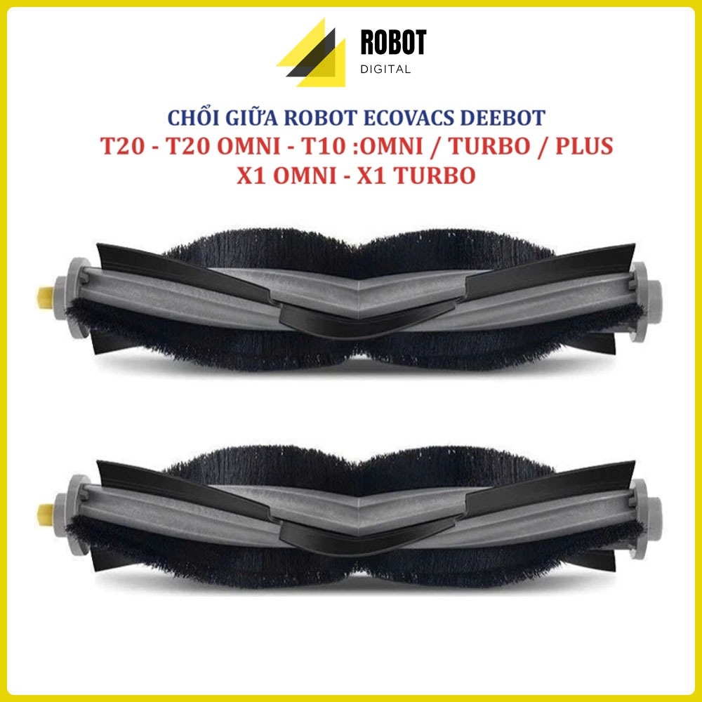Ecovacs Deebot T20-T10-X1 อุปกรณ์เสริมเครื่องดูดฝุ่นหุ่นยนต์ Omni/Turbo - แปรงกลาง แปรงหลัก แปรง ...