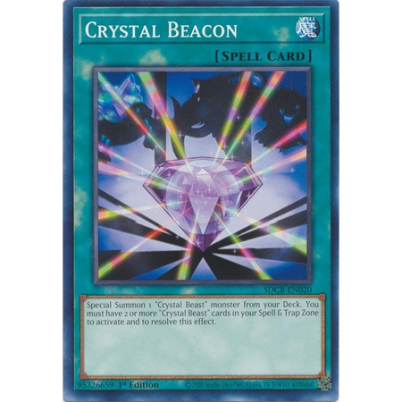 [ การ์ด Yugioh ของแท้ ] Crystal Beacon - SDCB-EN020 - Common 1st Edition | Shopee Thailand