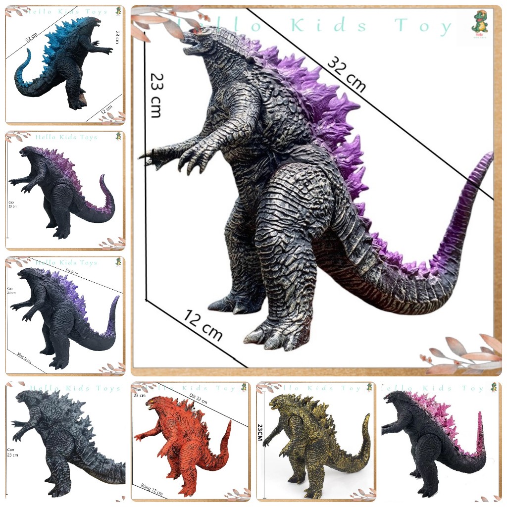 Godzilla 2019 King Of The Monster Model Toy สูง 23 ซม. - พร้อมข้อต่อ ...
