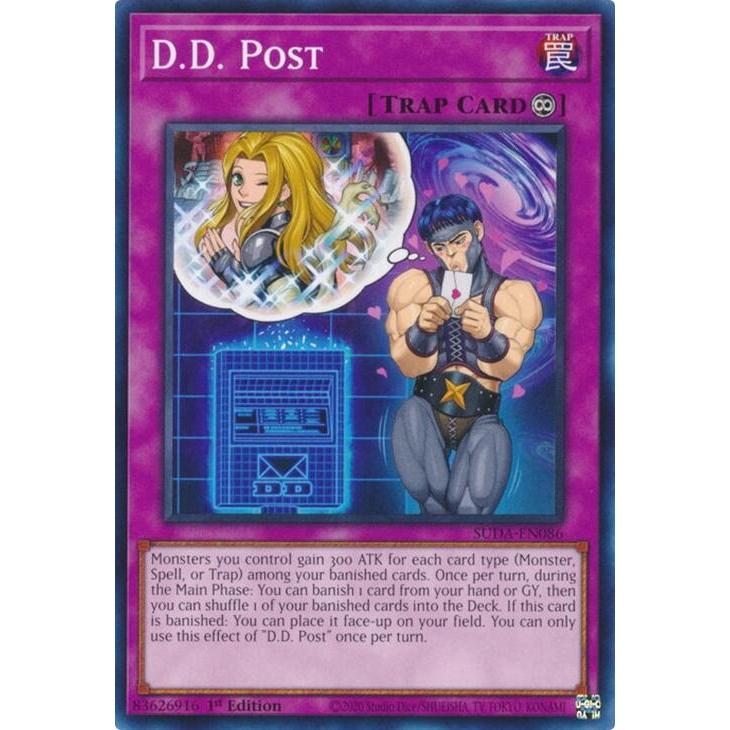 [KW2 Yugioh] [EN-UK] [Nice Art] การ์ด DD โพสต์ - SUDA-EN086 - Common 1st Edition | Shopee Thailand