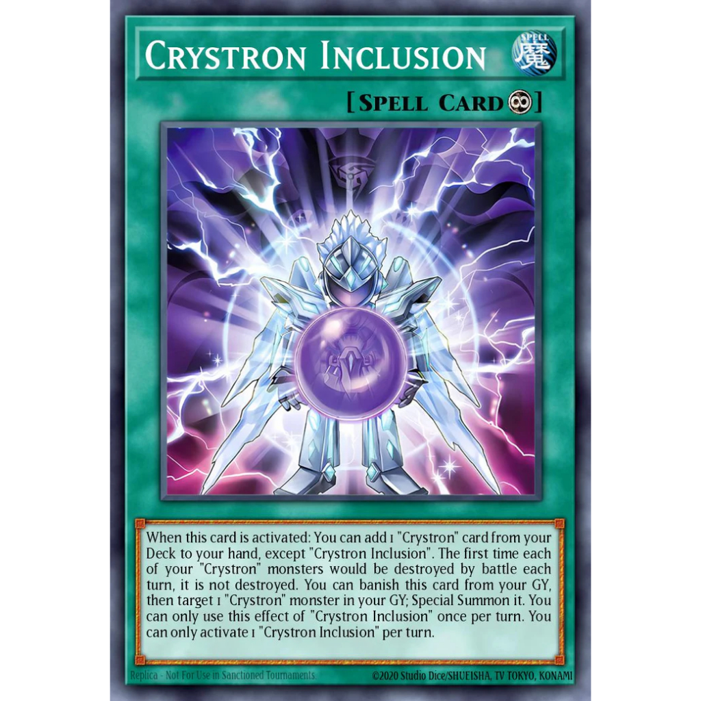 [KW2 Yugioh] [EN-UK-AE] Crystron Inclusion Card - SUDA-EN061 AE061 - Common 1st Edition | Shopee ...