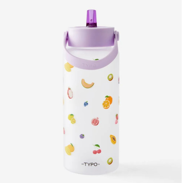 ขวดน้ําพลาสติกพร้อมหลอด - TYPO The Big Sipper Drink Bottle 1L นําเข้า ...