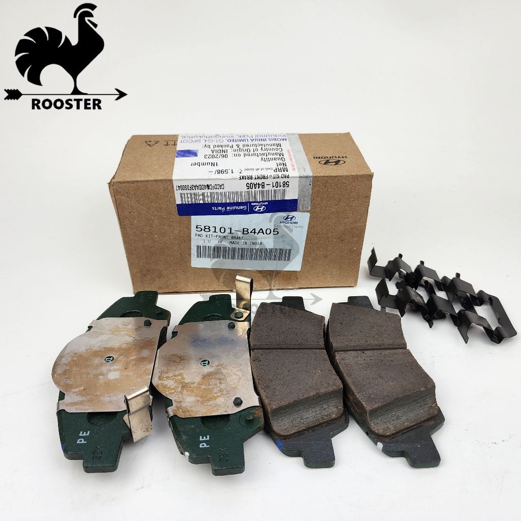 ผ้าเบรค (ผ้าเบรค) หน้า Hyundai I10 (2014-2021) รหัส: 58101B4A00 ...
