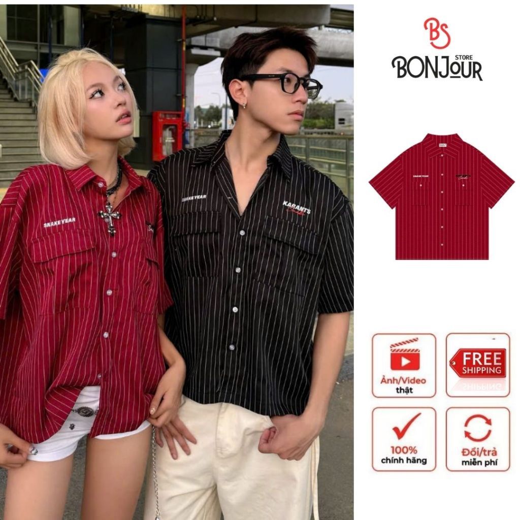 เสื้อ Snake Tet Boxy ปัก 2 ด้าน กระเป๋ากล่อง แบรนด์ท้องถิ่น Karants Ola ...