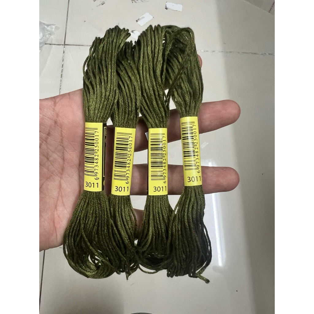 ด้ายปักผ้าฝ้าย รหัสมาตรฐานตาม DMC โค้ดลด 3011 ถึง 3078 (ราคา 1 ตัว) | Shopee Thailand