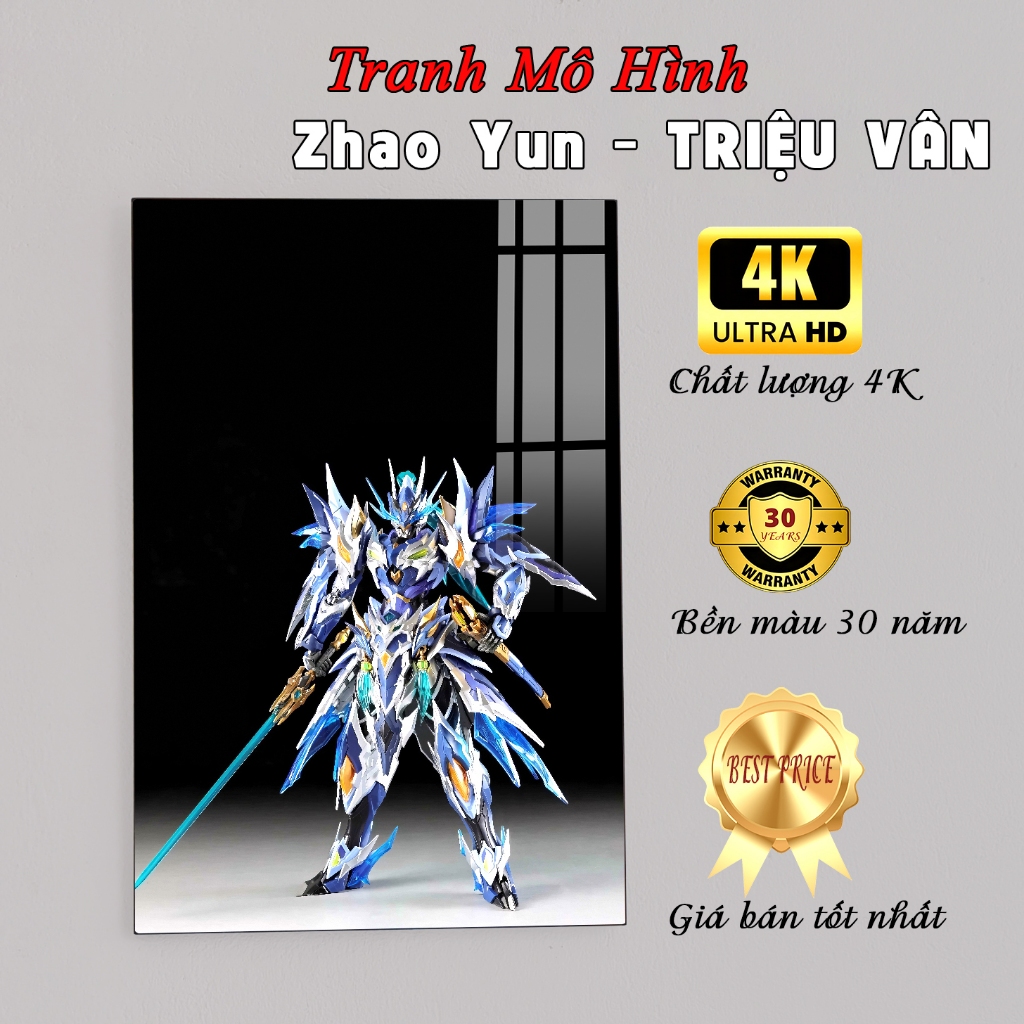 GUNDAM MNP-XH05 ZHAO YUN - ภาพวาดโมเดล TRIEU VAN แขวนผนังไร้ขอบ พิมพ์ ...