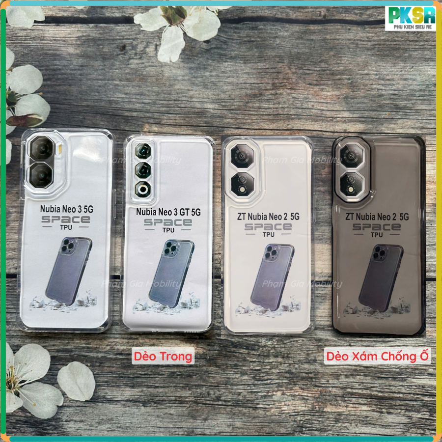 เคส ZTE Nubia Neo 3 Neo3 GT 3GT 5G/Neo 2 (เกม Neo2) โปร่งใส ยืดหยุ่น สี ...