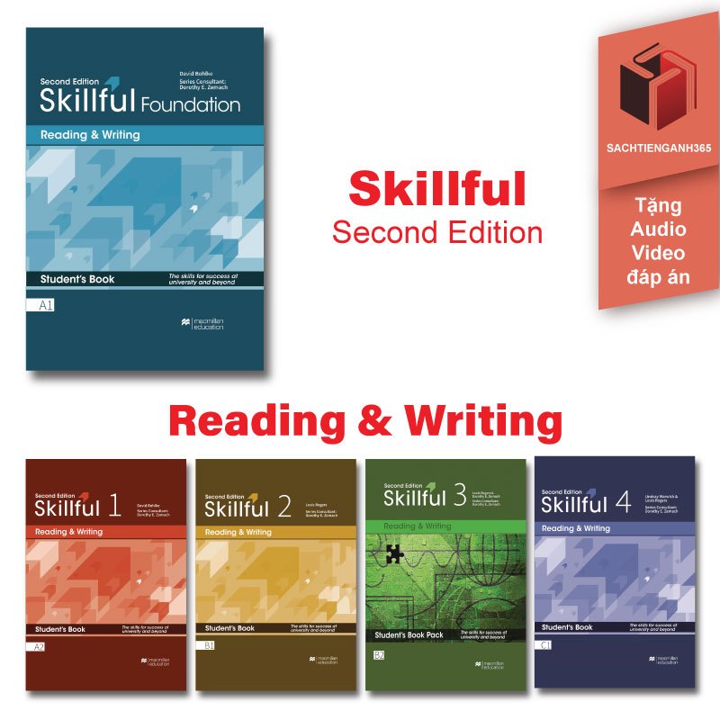 หนังสือ - Skillful Reading & Writing 2nd - level Foundation,1,2,3,4 ...