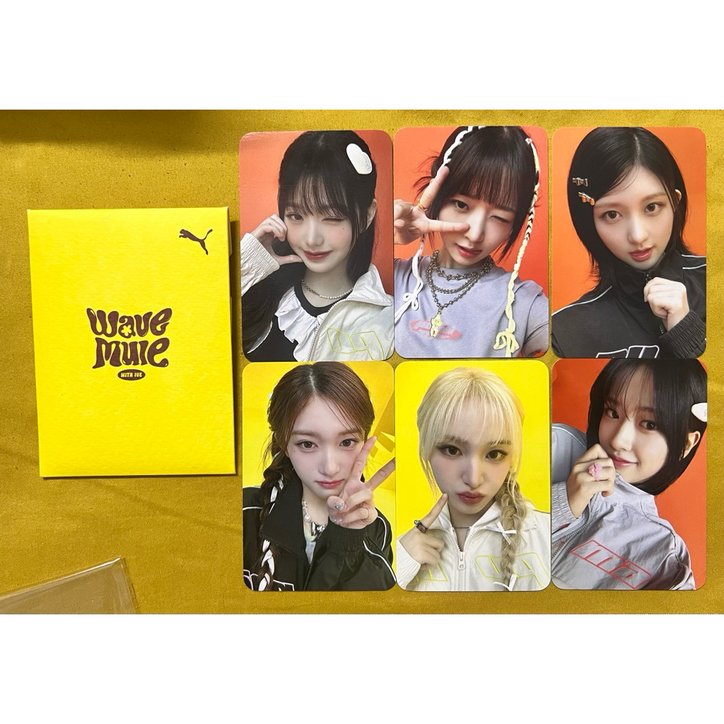 Photocard set Ive x PUMA สมาชิกแท้ Wonyoung Yujin Gaeul Rei Liz Leeseo ...
