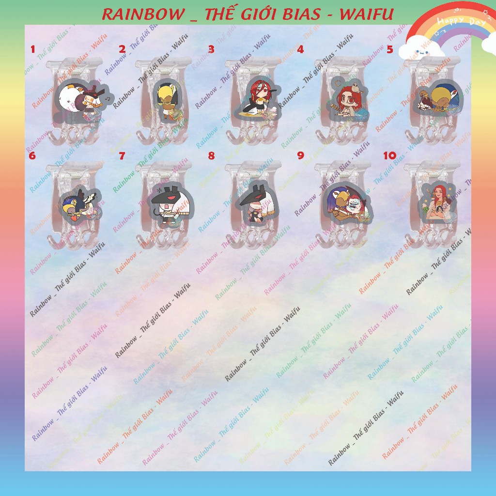 Ennead micla แคลมป์ก้ามปู แคลมป์ 5 ฟัน อะคริลิค Great nine manhwa bl ...