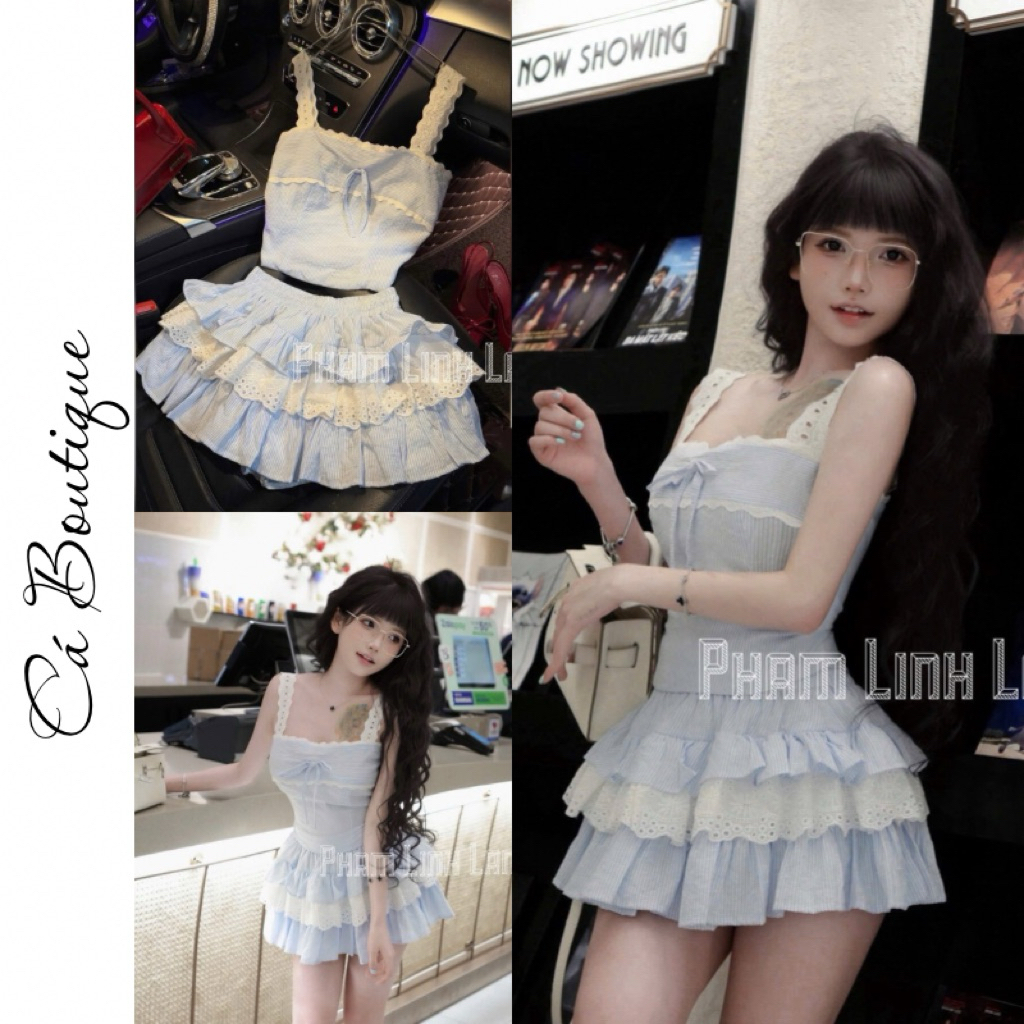 ชุดลายสก๊อตจีบลอยขอบขาว 2s และ shrug สวยๆ "HOT GIRL" Fish Boutique ...