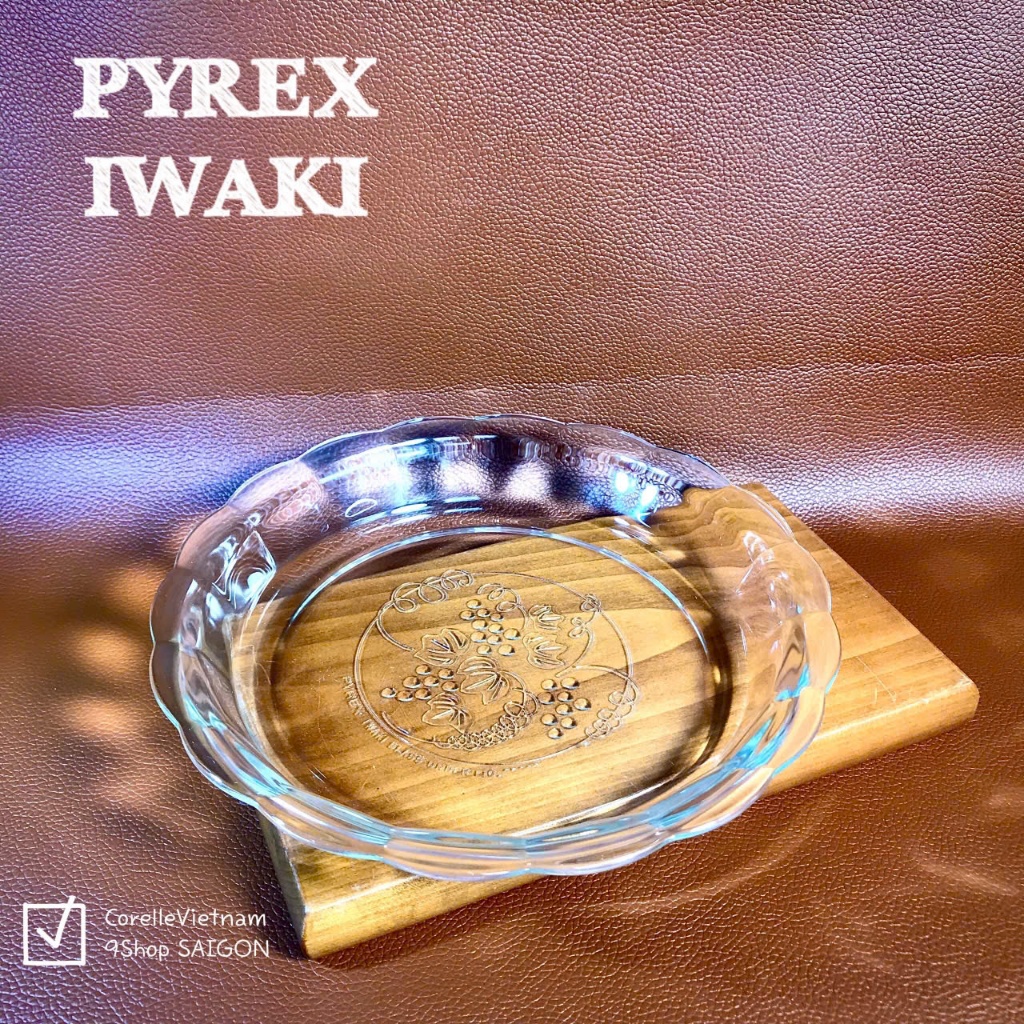[PYREX - IWAKI] 01 ถาดเค้ก/จานลึก สายองุ่นแก้วทนความร้อนคุณภาพสูง 17 ...