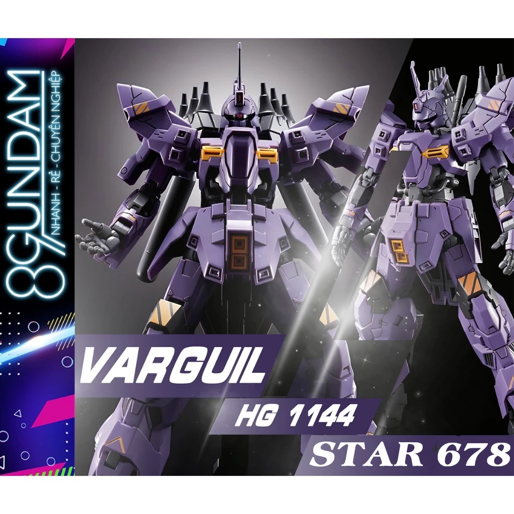 HG Varguil Fighter "PURPLE" Assembly Model (ฟรีสติ๊กเกอร์น้ํา) | Shopee ...