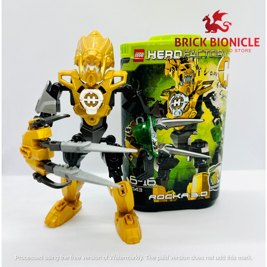 LEGO HERO FACTORY 4 MK - HERO FACTORY ASSEMBLY TOY - 2143 Rocka 3.0 ...