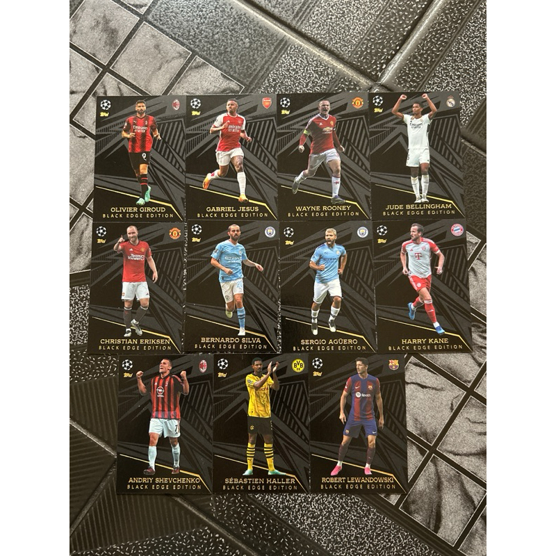 [GENUINE] MATCH ATTAX BLACK EDGE PLAYER CARD (แถมท็อปโหลด + ปลอก ...