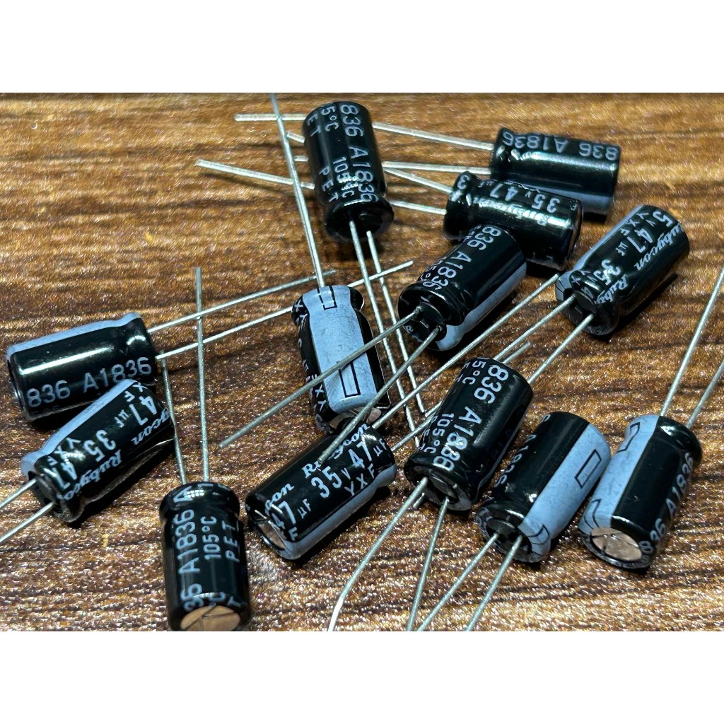 10 ชิ้น / 47uF 35V Rubycon YXF ตัวเก็บประจุ 6.3 มม. x 11 มม. | Shopee ...