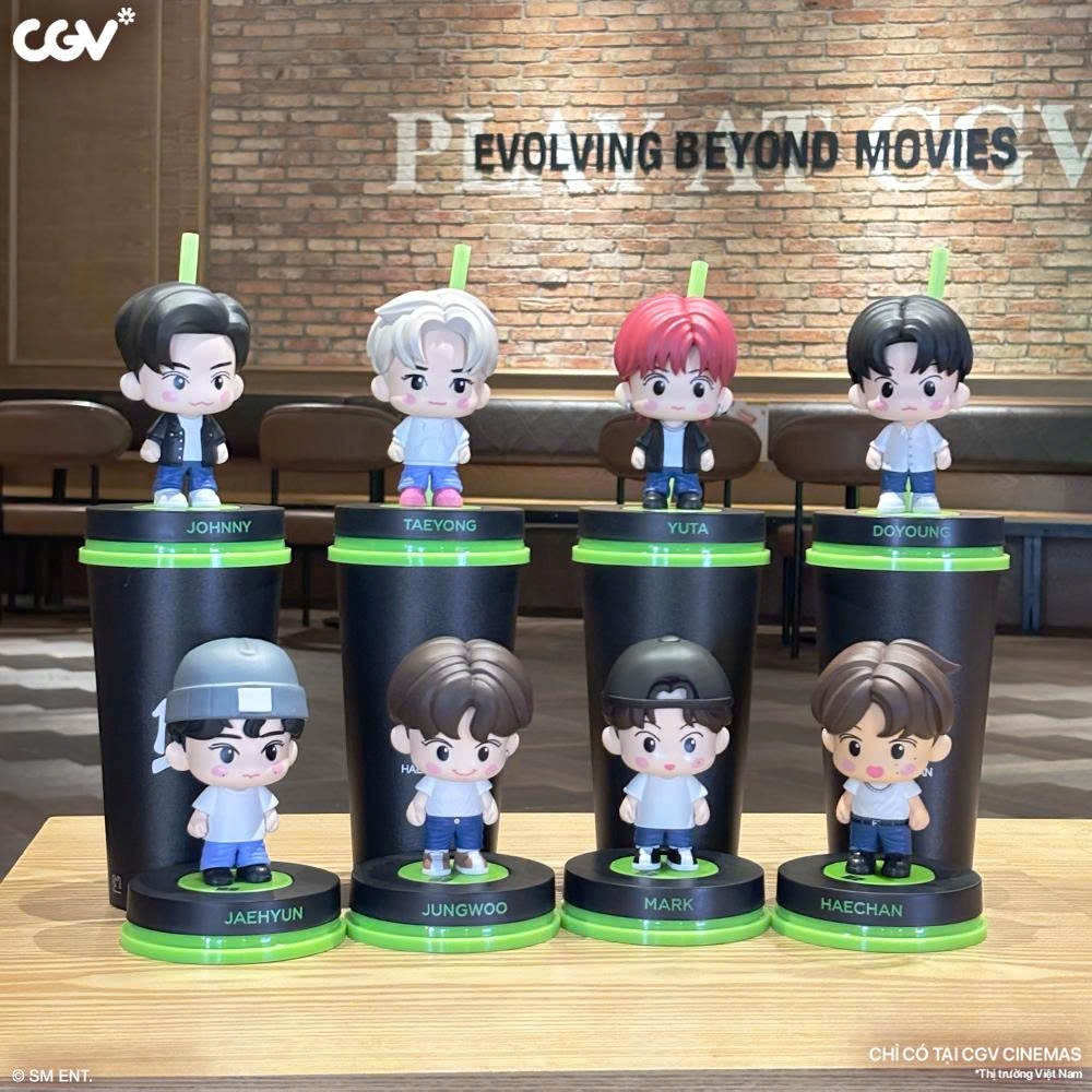 [ CGV + NCT 127 ] แก้วน้ํา NCT 127 - NCT 127 CUP - CGV Cinemas NCT 127 CHIBI MODEL - ฟิกเกอร์ ...