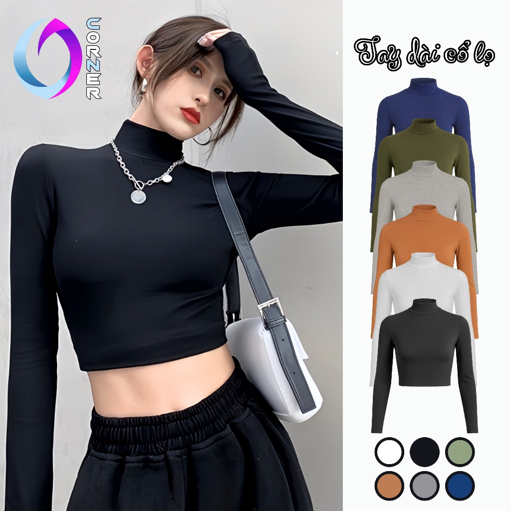 เสื้อเชิ้ตแขนยาวโครเชต์คอปกริบร่อง CR109, เสื้อยืดเข้ารูปพื้นฐานของ ...