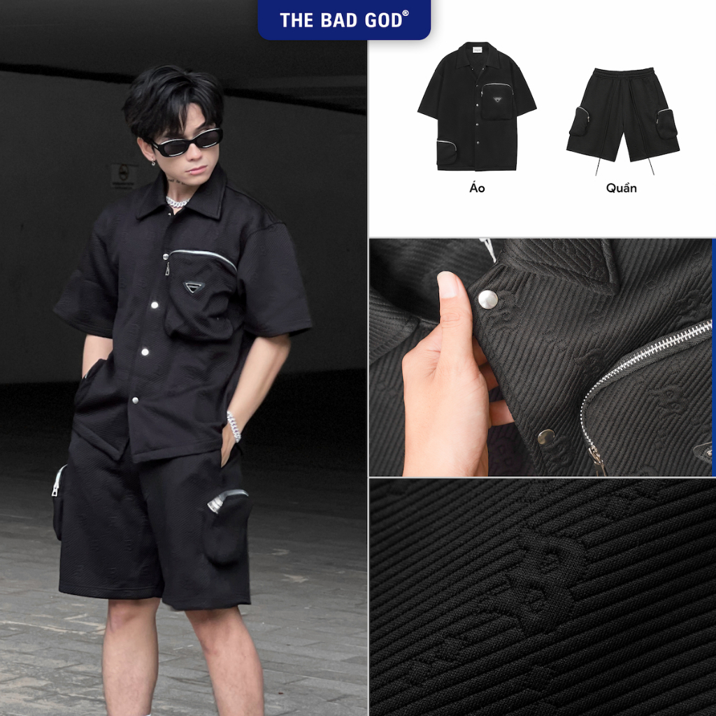 ชุดเสื้อและกางเกง The Bad God BNW Form Boxy | Shopee Thailand