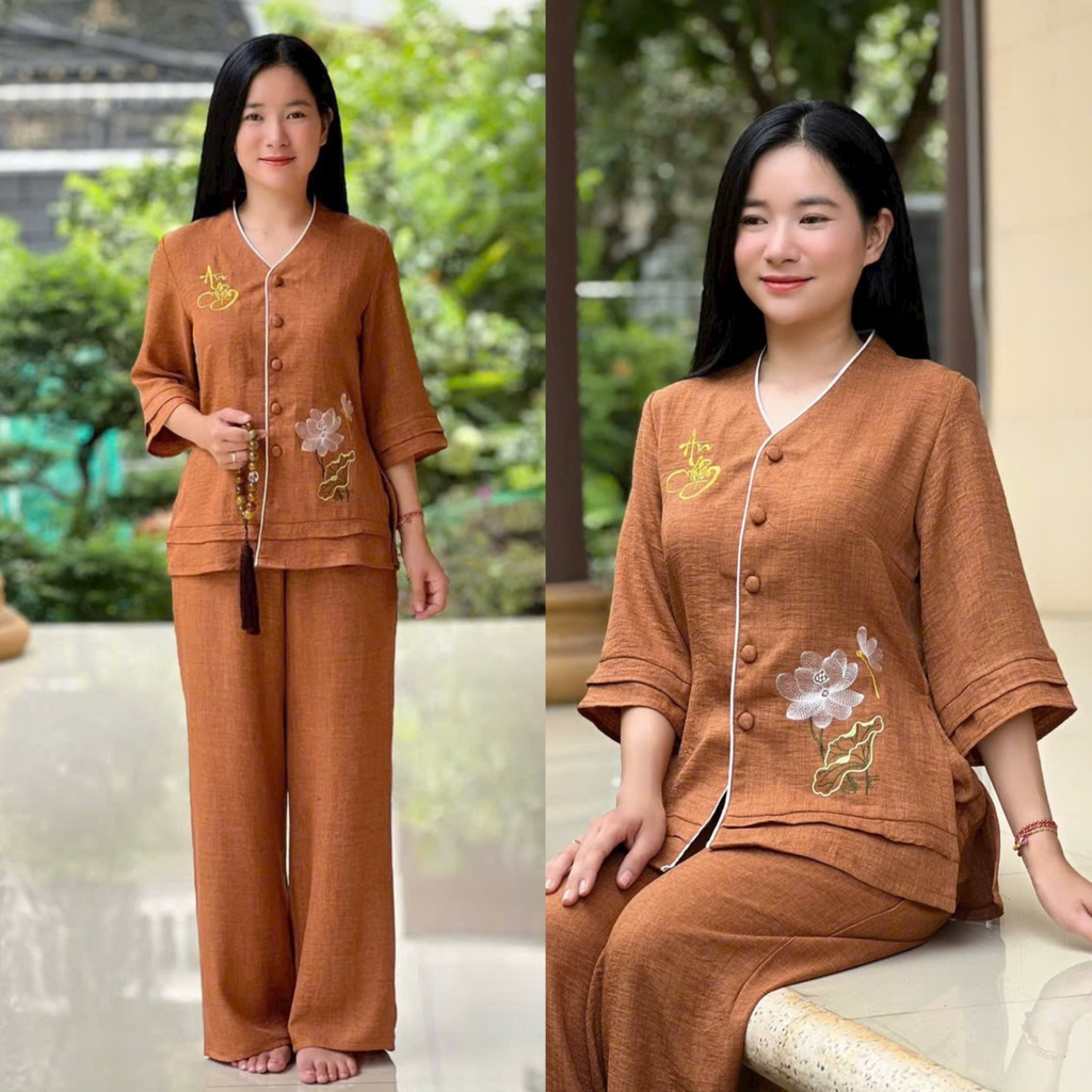 Van May Layered Lam Set - ชุดเจดีย์ผู้หญิง | Shopee Thailand