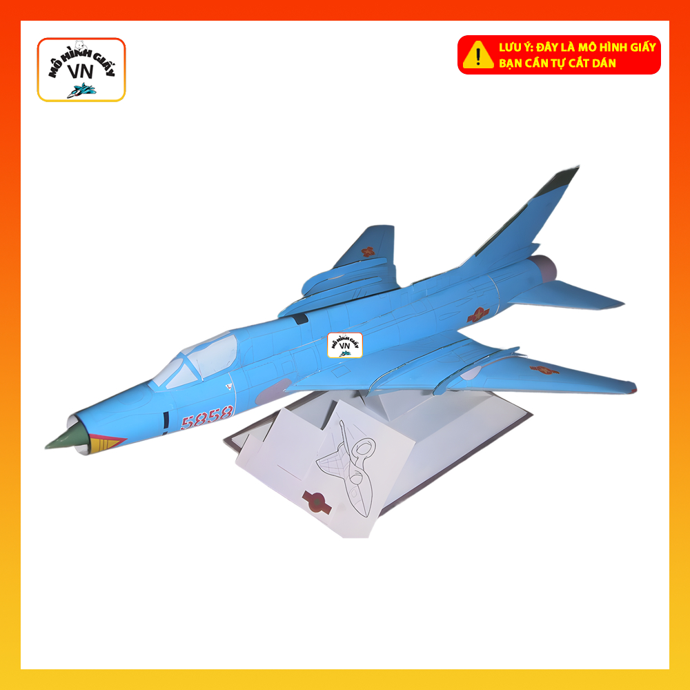 Su-22 Vietnam Airplane Assembly Paper Model - MohinhgiayVN | Shopee ...