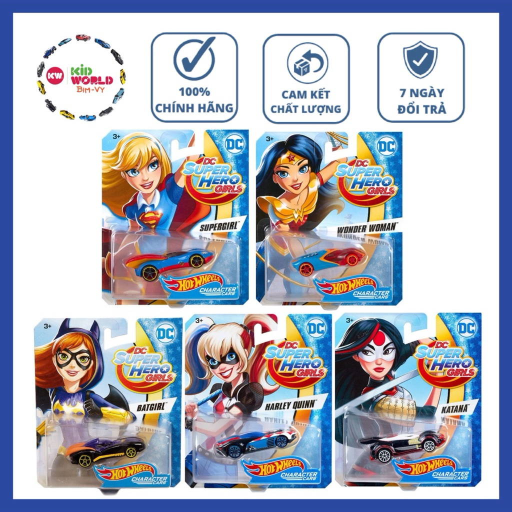 Hot Wheels Character Cars DC Super Hero Girls Series | Shopee Thailand