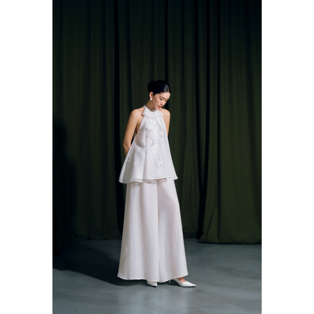 BY DELI - Flane Set - ชุดเสื้อชั้นในสตรีนัวเนียและกางเกงขากว้าง | Shopee Thailand