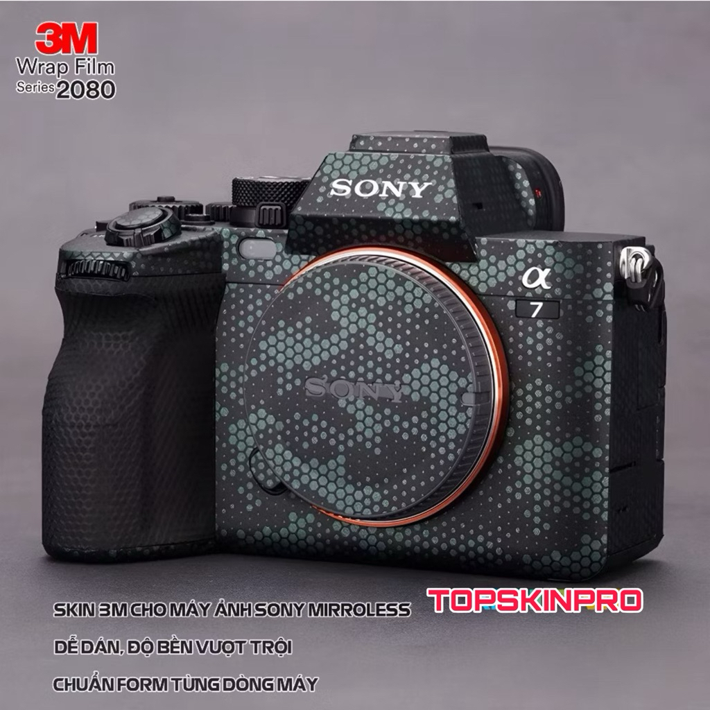 สติ๊กเกอร์ติดกล้อง Sony Skin 3M สําหรับกล้อง sony A73, A74, A7R5, Sony ...