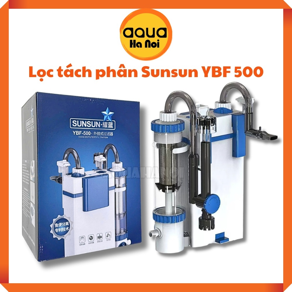 YBF 500 SunSun กรองแบบแขวน แยกอุจจาระและท่อได้อย่างมีประสิทธิภาพสําหรับ ...