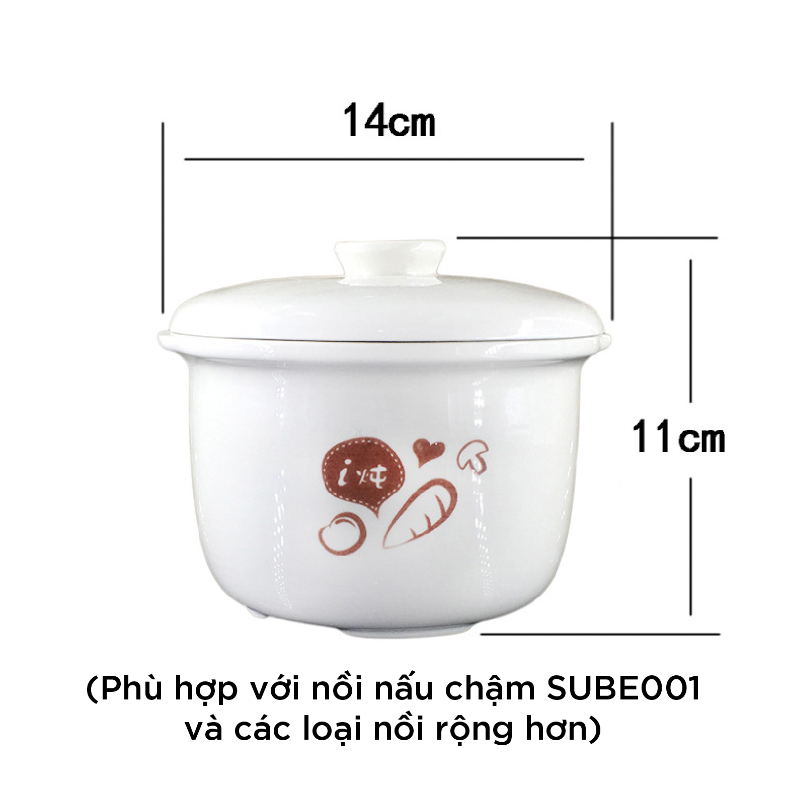 ชามรังนกและโจ๊กหมี 0.5L-0.8L-1L-1.6L- 2.5L เซรามิคพร้อมฝาปิดสําหรับหม้อหุงช้า | Shopee Thailand