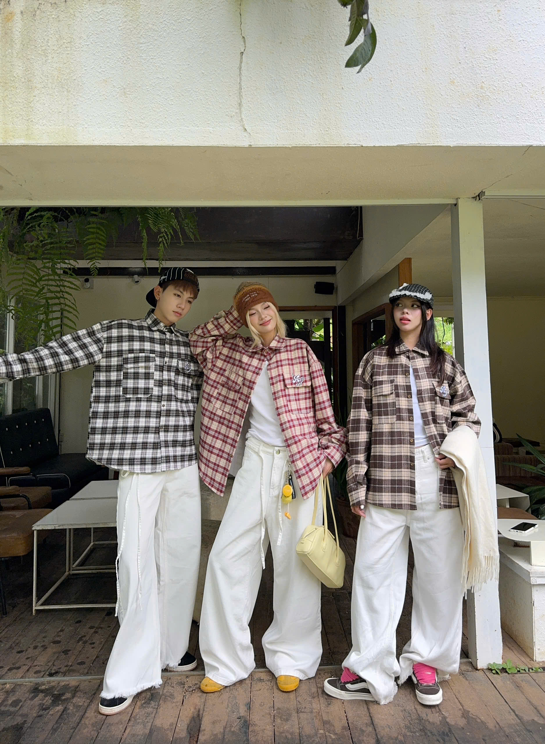 AB HOUSE - เสื้อเชิ้ต CA RO Flannel AB CLASSIC สําหรับผู้ชายและผู้หญิง ...