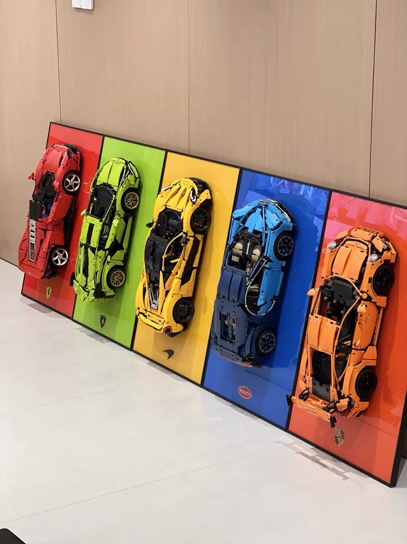 Lego Technic Car Hanging Picture Frame Scale 1:6, 1:8, 1:10, F1 (ไม่รวม ...