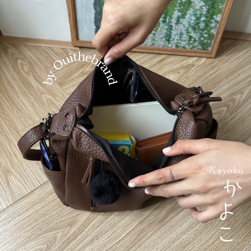 [ เครื่องรางฟรี ] KAYOKO Ι Hobo Bag - KAYOKO Leather Hobo Bag ...