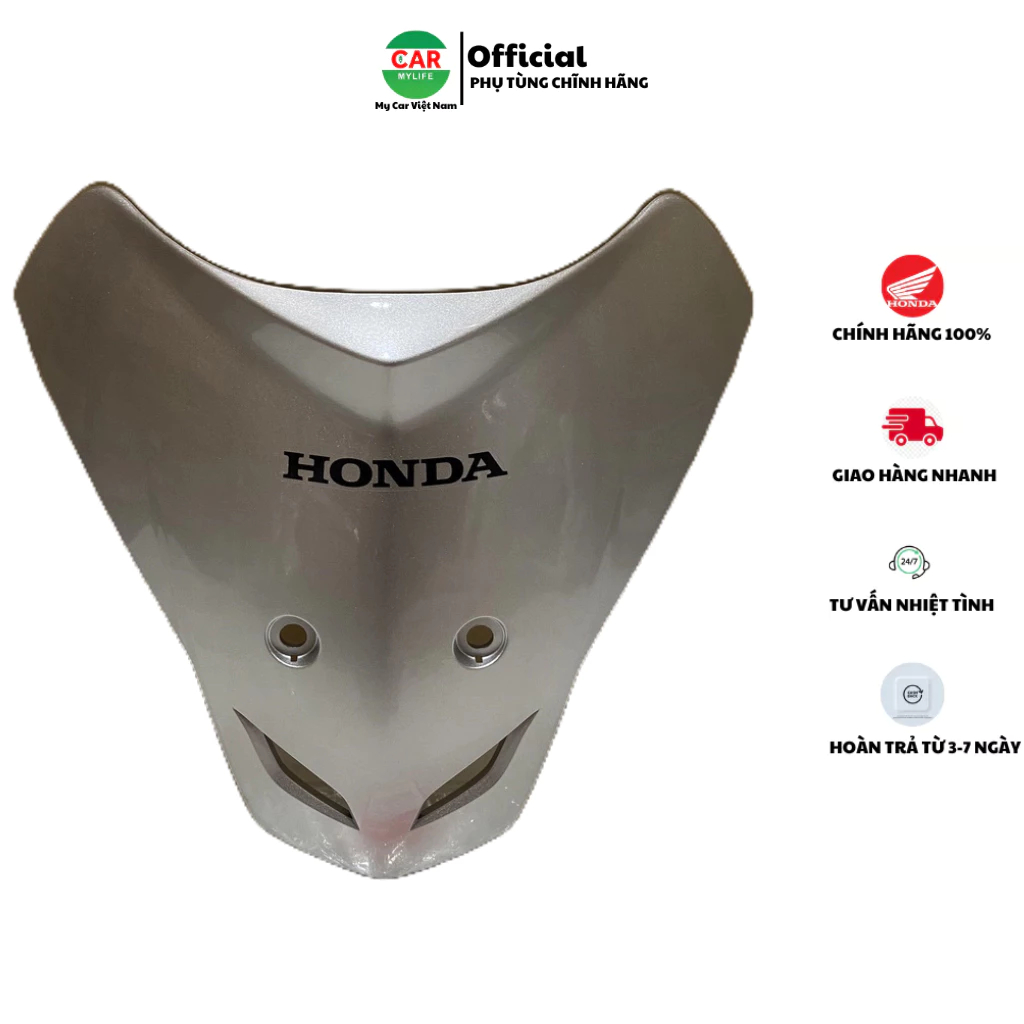 ชุดหน้ากากหน้า Honda WAVE A100 2006-2009-2011 สีเงิน. *NH411M ...