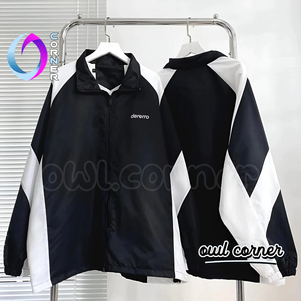 DERRO Unisex ผู้ชายและผู้หญิง 2 ชั้นร่มชูชีพแจ็คเก็ต KD10, หลวมยืนปก ...