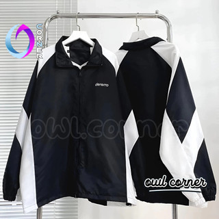 DERRO Unisex ผู้ชายและผู้หญิง 2 ชั้นร่มชูชีพแจ็คเก็ต KD10, หลวมยืนปก ...