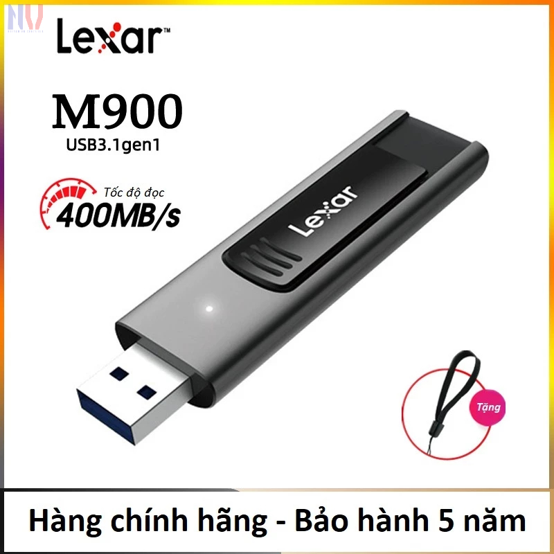 Usb Lexar Jumpdrive M900 แฟลชไดรฟ์ 64GB,128GB USB 3.1 ความเร็วสูง 400MB/s | Shopee Thailand