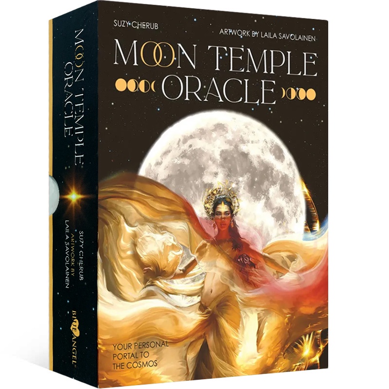 Moon Temple Oracle Deck (ร้านไพ่ทาโรต์บ้านลึกลับ) - การ์ดเดิมแท้ 100% ...